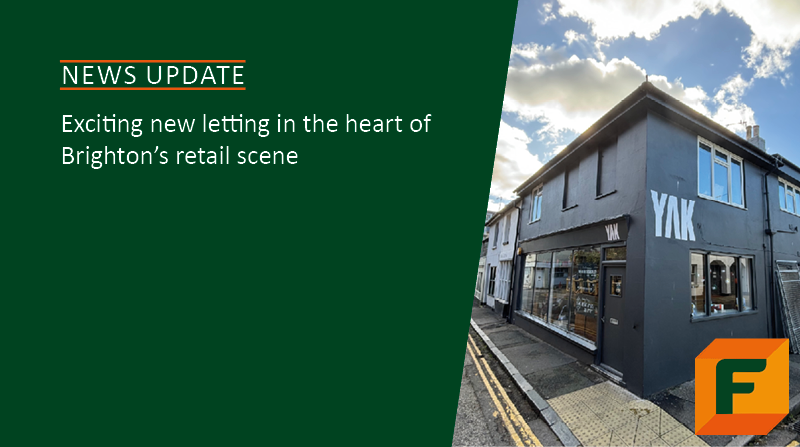 Flude News | Exciting New Letting in the Heart of Brighton’s Retail Scene