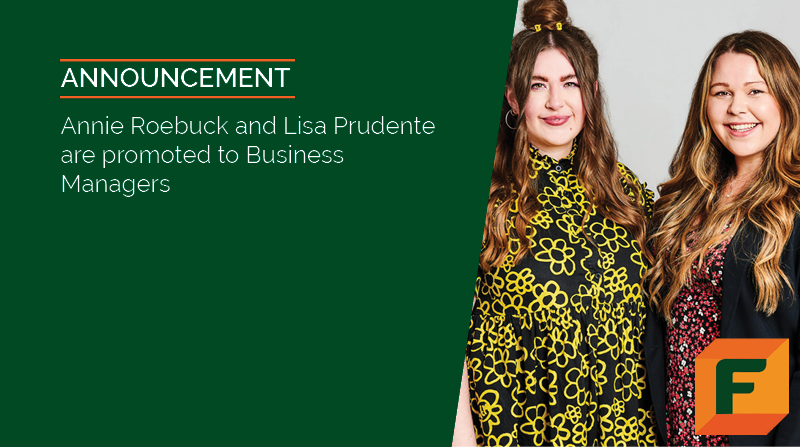 Flude News I Annie Roebuck and Lisa Prudente Promoted to Business Managers